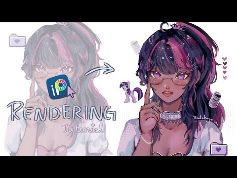 How I Render Colour Ibis Paint X Tutorial рџћџрџ ђ Youtube