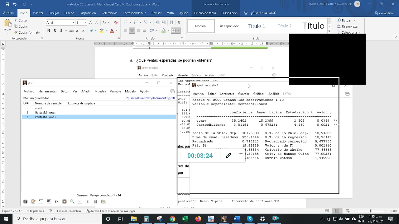Tutorial Prediccion Gretl Youtube