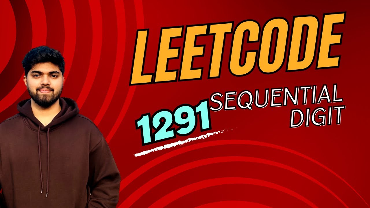 Sequential Digit Leetcode 1291 Youtube
