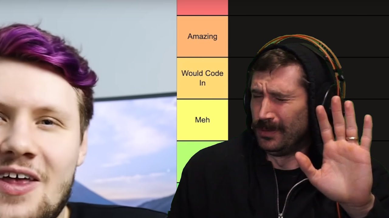 Maximum Cringe Programming Language Tier List Prime Reacts Youtube