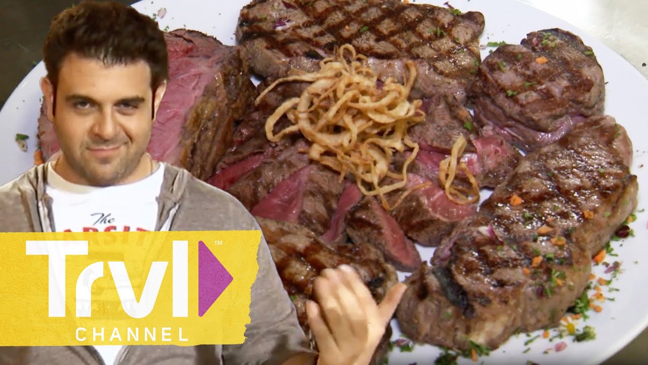 The Meatiest Challenges Man V Food Travel Channel Youtube
