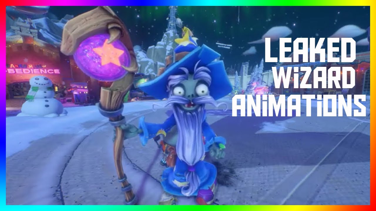 New Leaked Wizard Animations Pvz Bfn Youtube