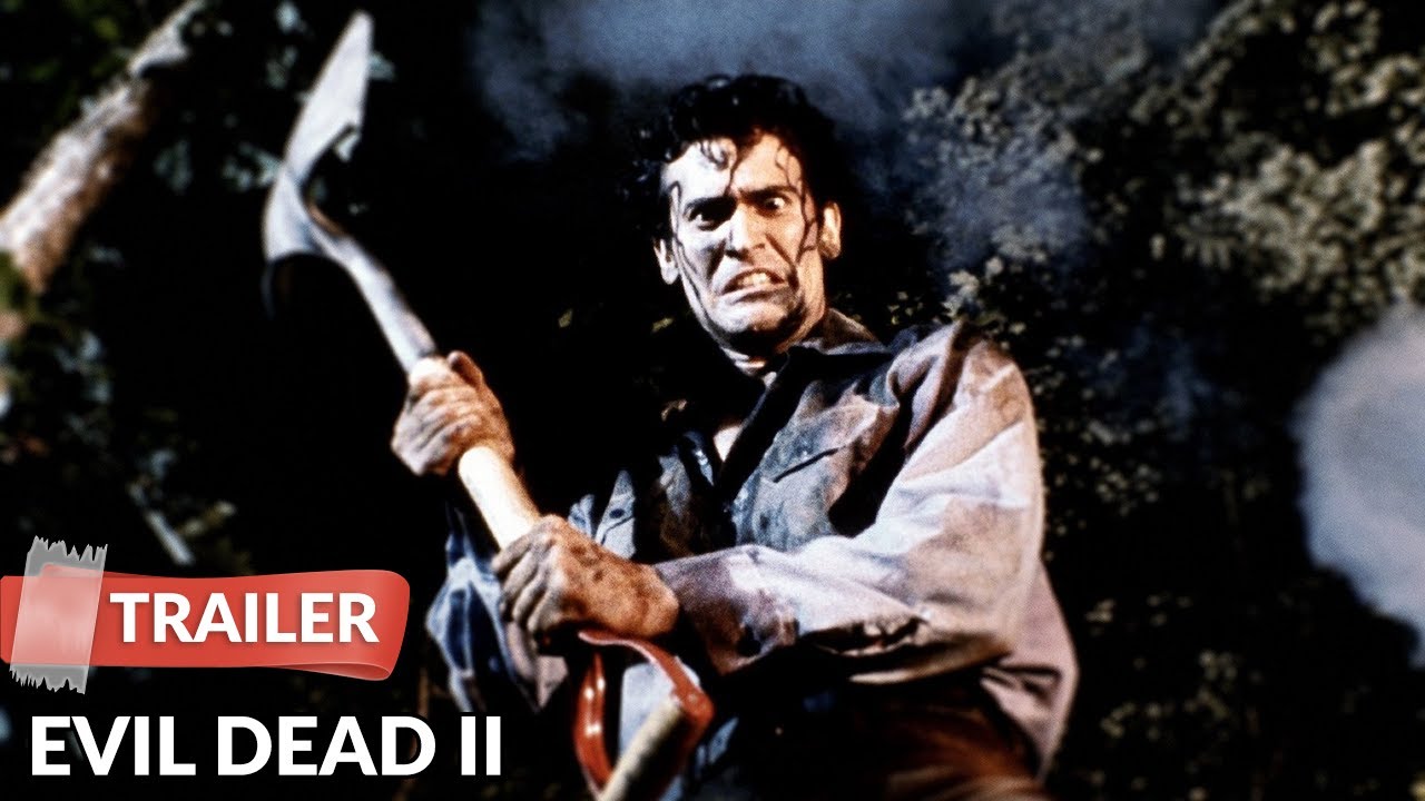Evil Dead Ii 1987 Trailer Bruce Campbell Sarah Berry Youtube