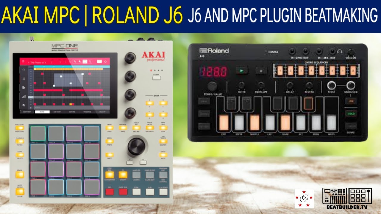 Making A Beat With Roland J6 With Akai Mpc Plugins Standalone Youtube