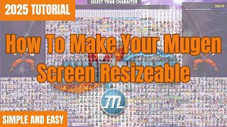 How To Set Your Jump Force Mugen Game Screen Into Full Screen And ...
