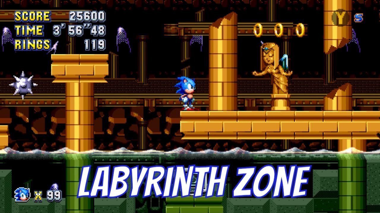 Sonic Mania Labyrinth Zone Mod Showcase Youtube
