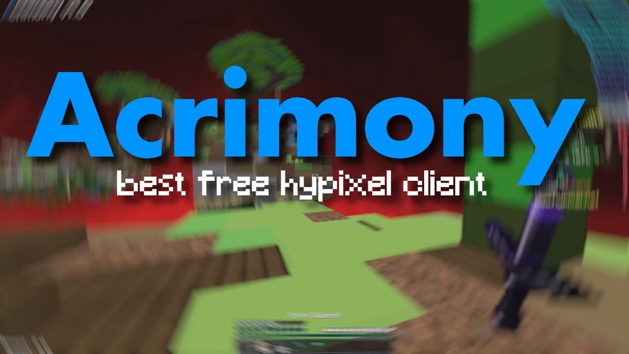 Acrimony Is The Best Free Client Destroying Hypixel Youtube