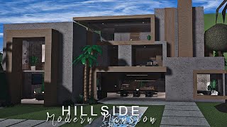 Bloxburg Luxurious Modern Mega Mansion Speedbuild Doovi
