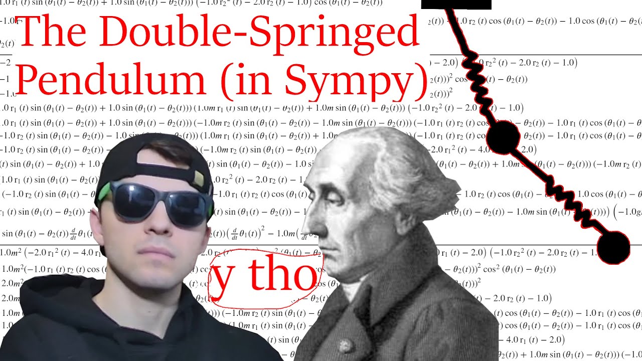 The Double Springed Pendulum In Python Youtube