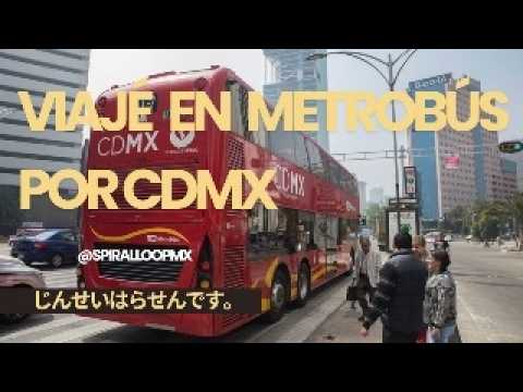 Viaje En Metrobus De Estación Hidalgo A La Diana Cdmx Youtube