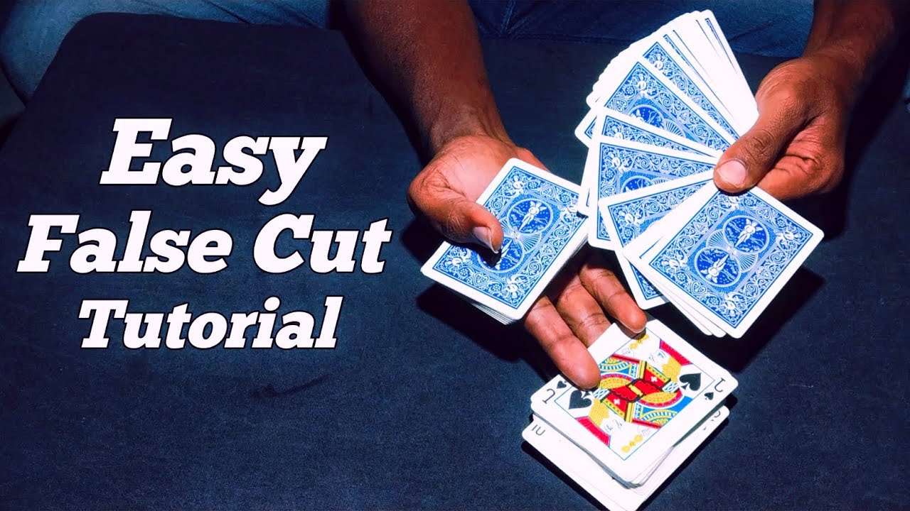 Easy False Cut For Beginners False Cut Tutorial Youtube