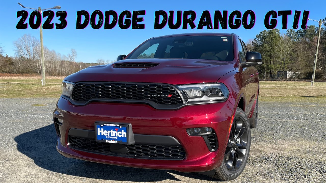 2023 Dodge Durango Gt Awd Best 3rd Suv Youtube