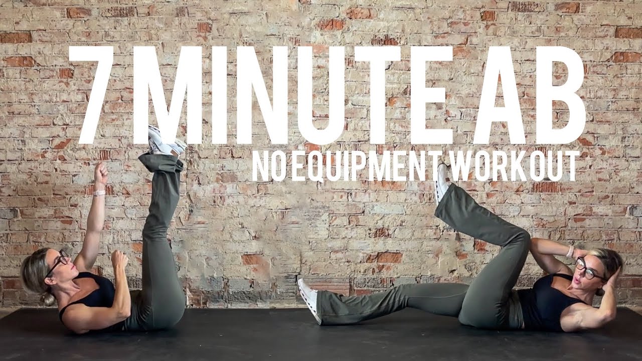 7 Minute Add On Ab Workout No Breaks Continuous No Repeats