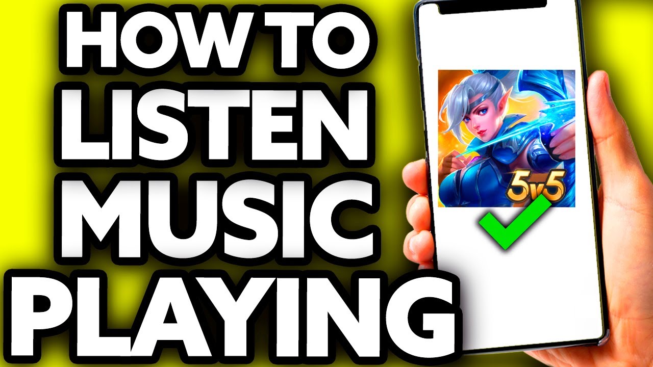 How To Listen Music While Playing Mobile Legends Easy Youtube