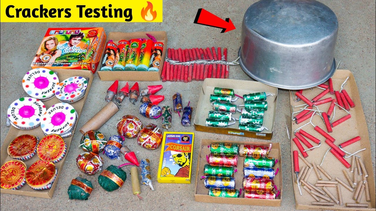 Different Types Of Crackers Testing Bullet Crackers Experiment