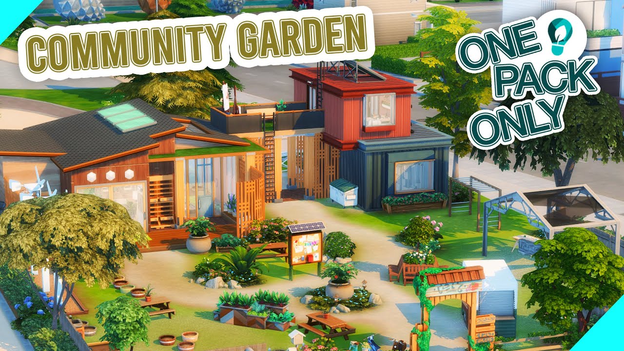 Community Garden рџњї The Sims 4 Speed Build One Pack Only Eco