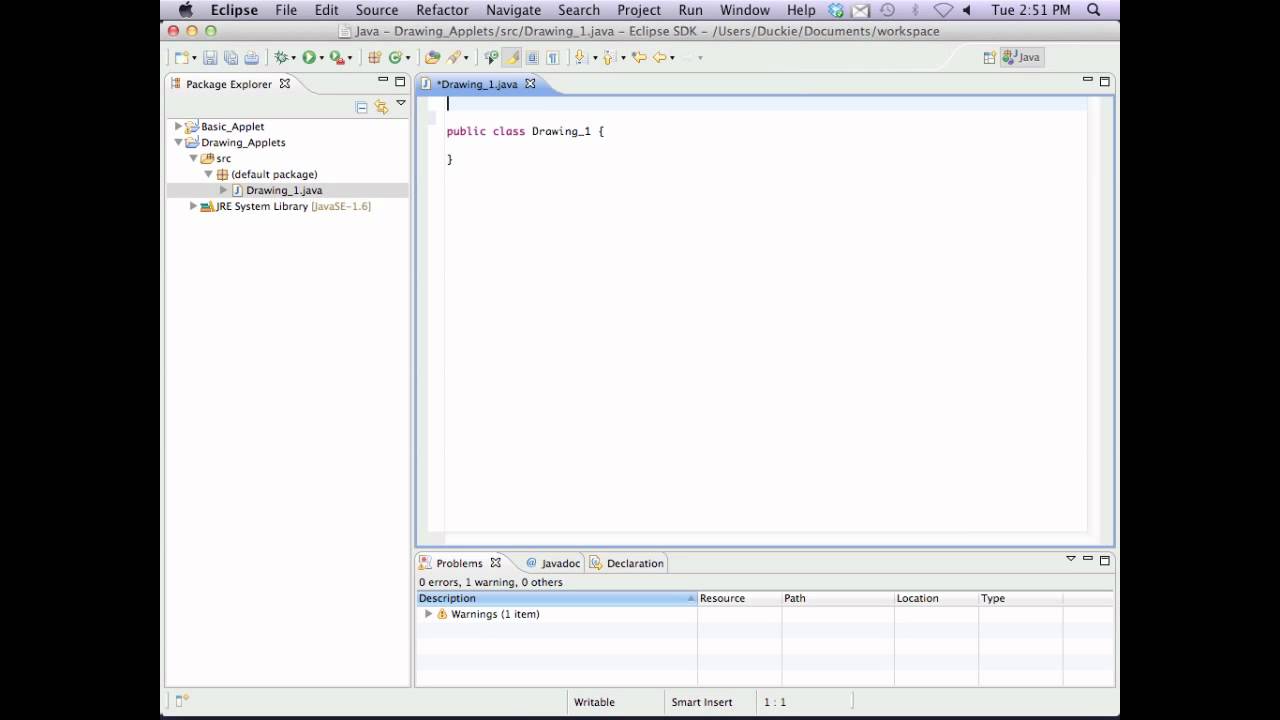 Applet Drawing Tutorial Youtube