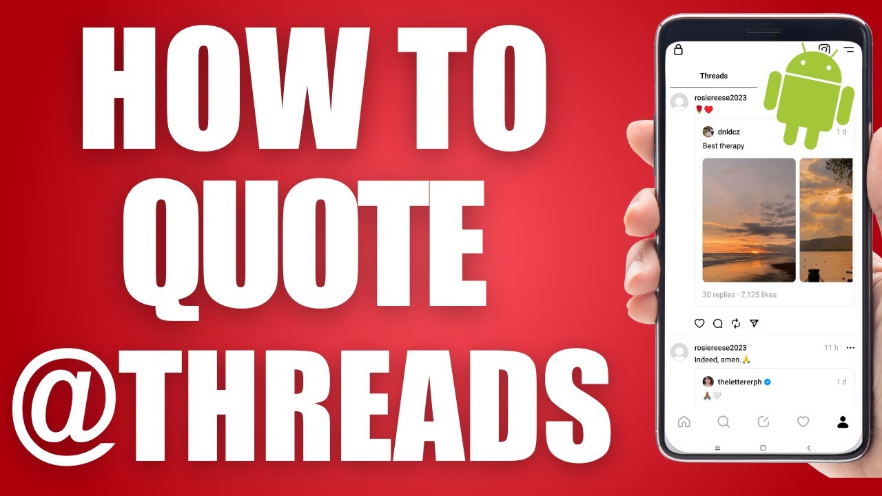 How To Quote On Threads App Easy Steps Youtube