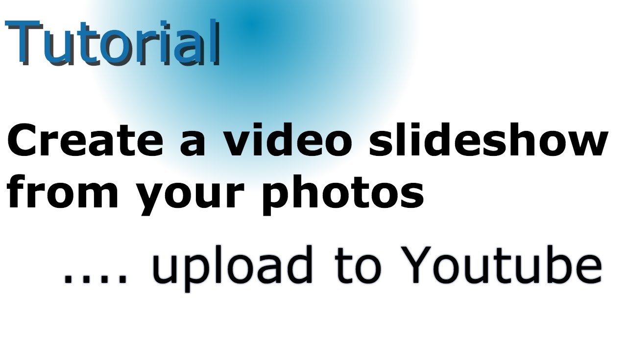 How To Create A Slideshow On From Your Photos Youtube