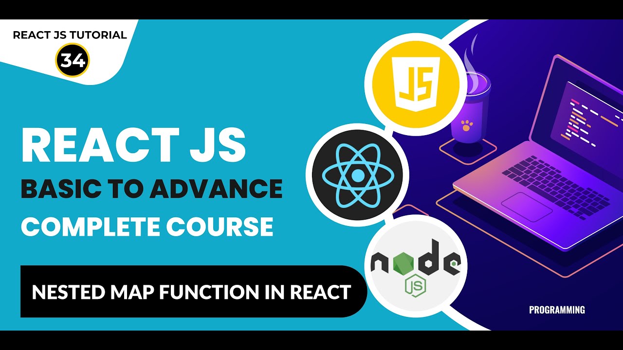 React Tutorial In Hindi 34 React Nested Map Function React Js