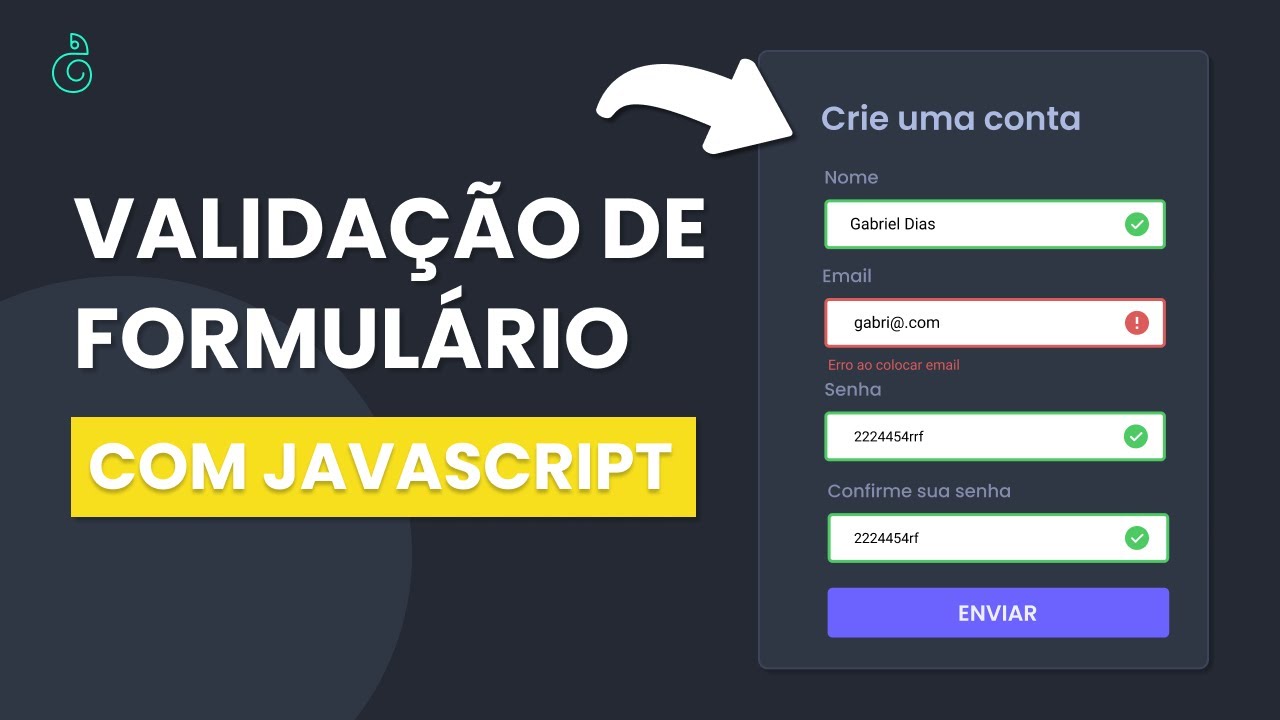 Como Fazer Validação De Formulário Com Javascript Validação