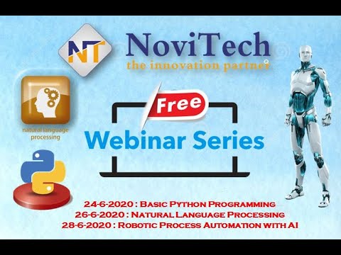 Webinar On Basic Python Programming Novitech Youtube