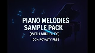 Piano Melodies Sample Pack With Midi Files 100 Royalty Free Xyafter Mp3 ...