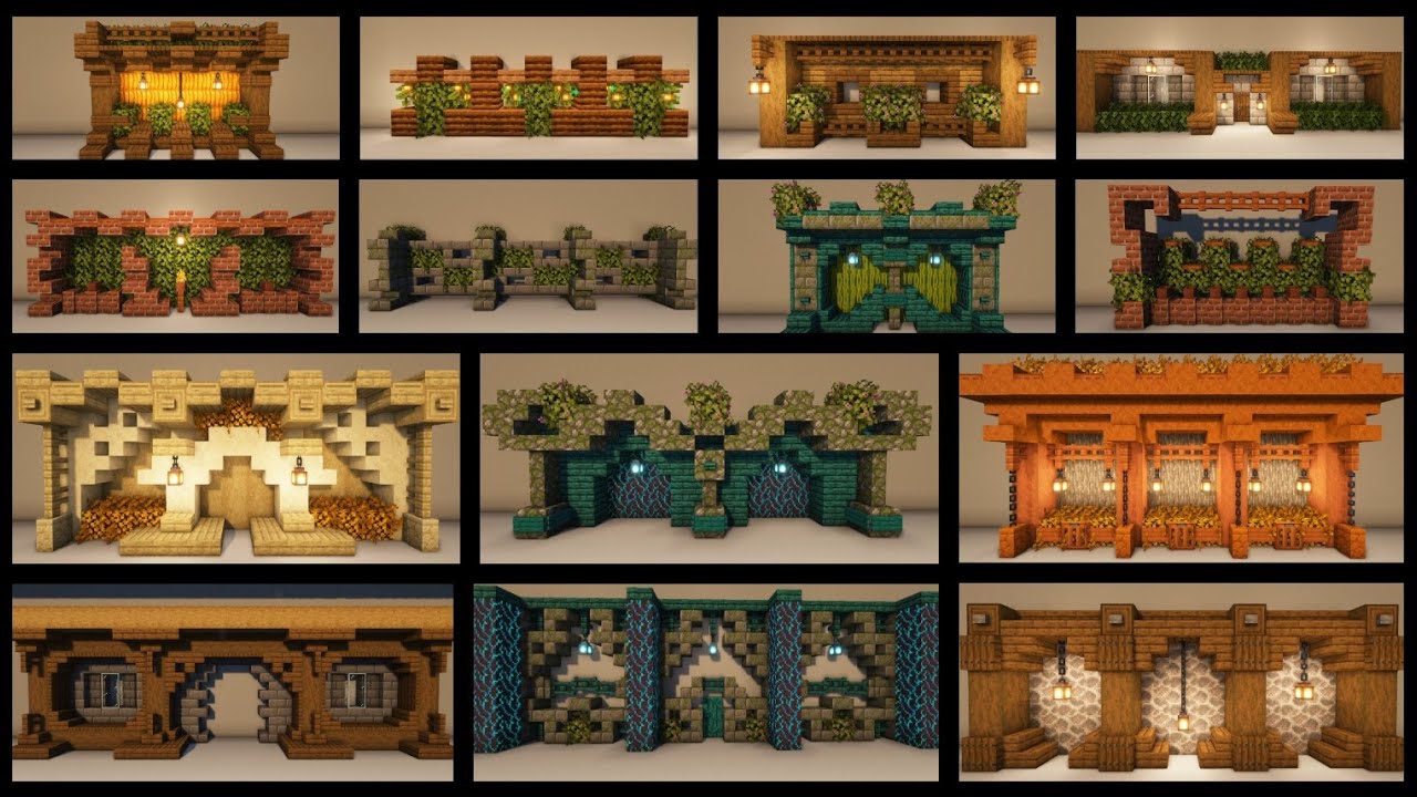 Minecraft Wall Patterns 40 Must Know Minecraft Wall Designs
