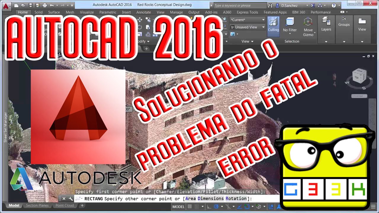 Fatal Error Autocad 2016 Como Resolver Youtube