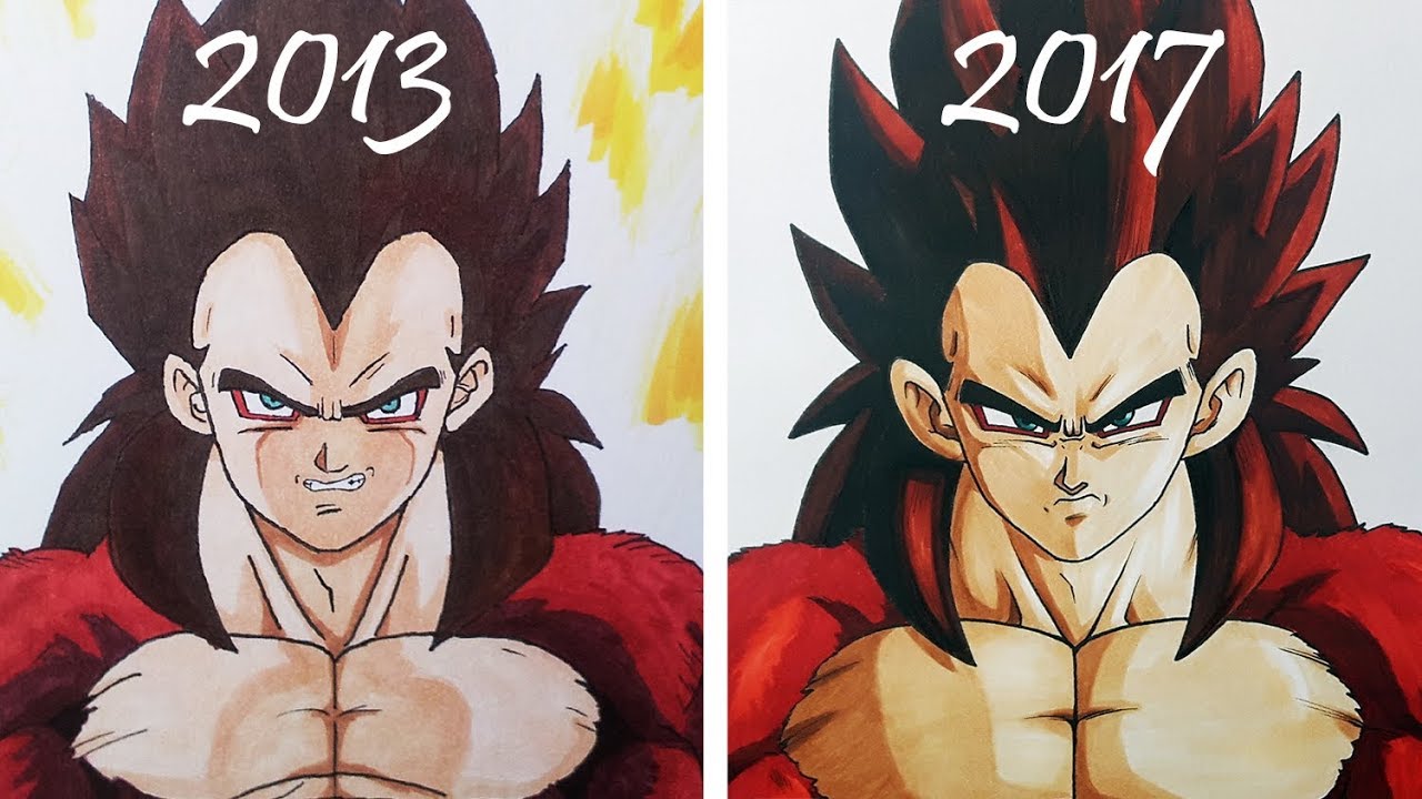 How To Draw Vegeta Ssj4 Preferencething Cafezog