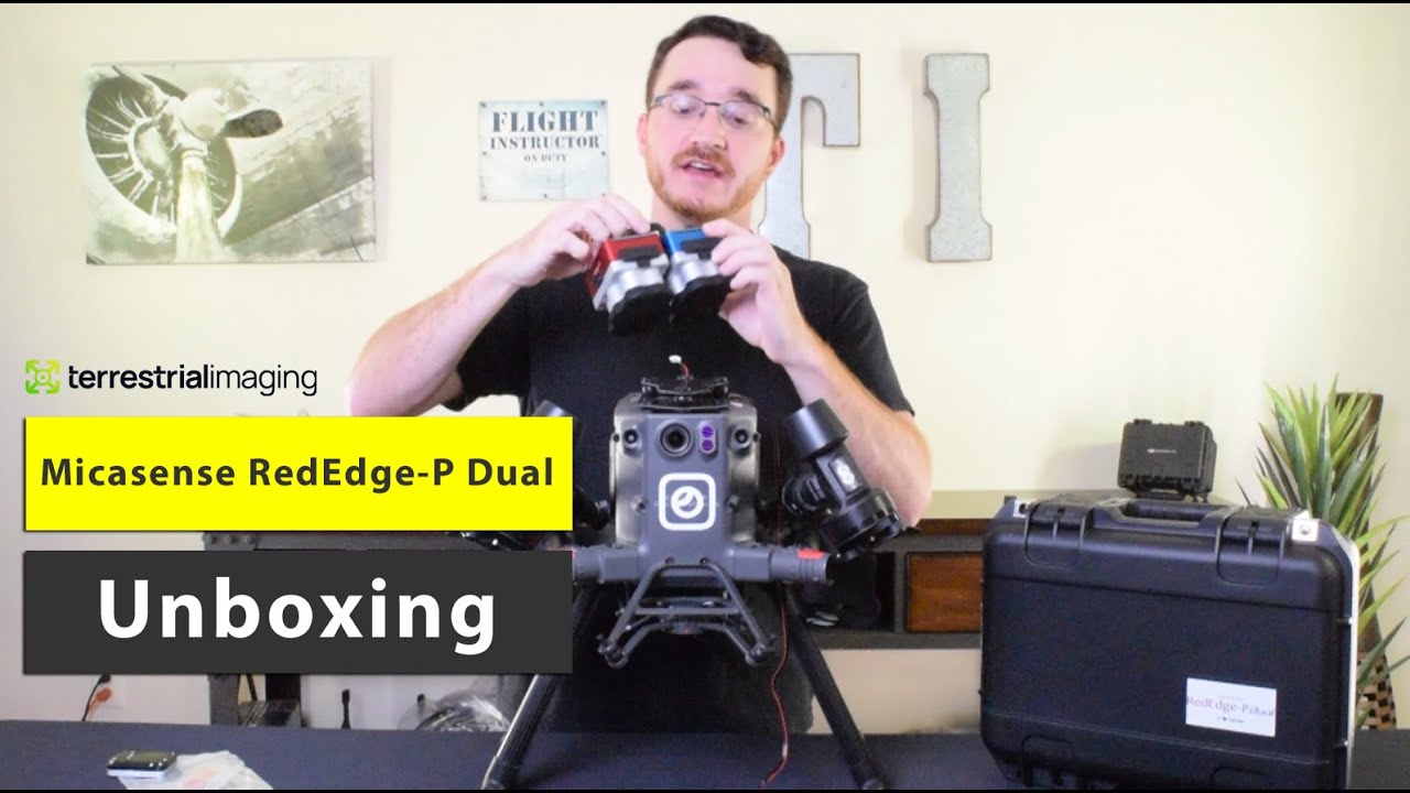 Micasense Rededge P Dual Multispectral Kit Unboxing Youtube