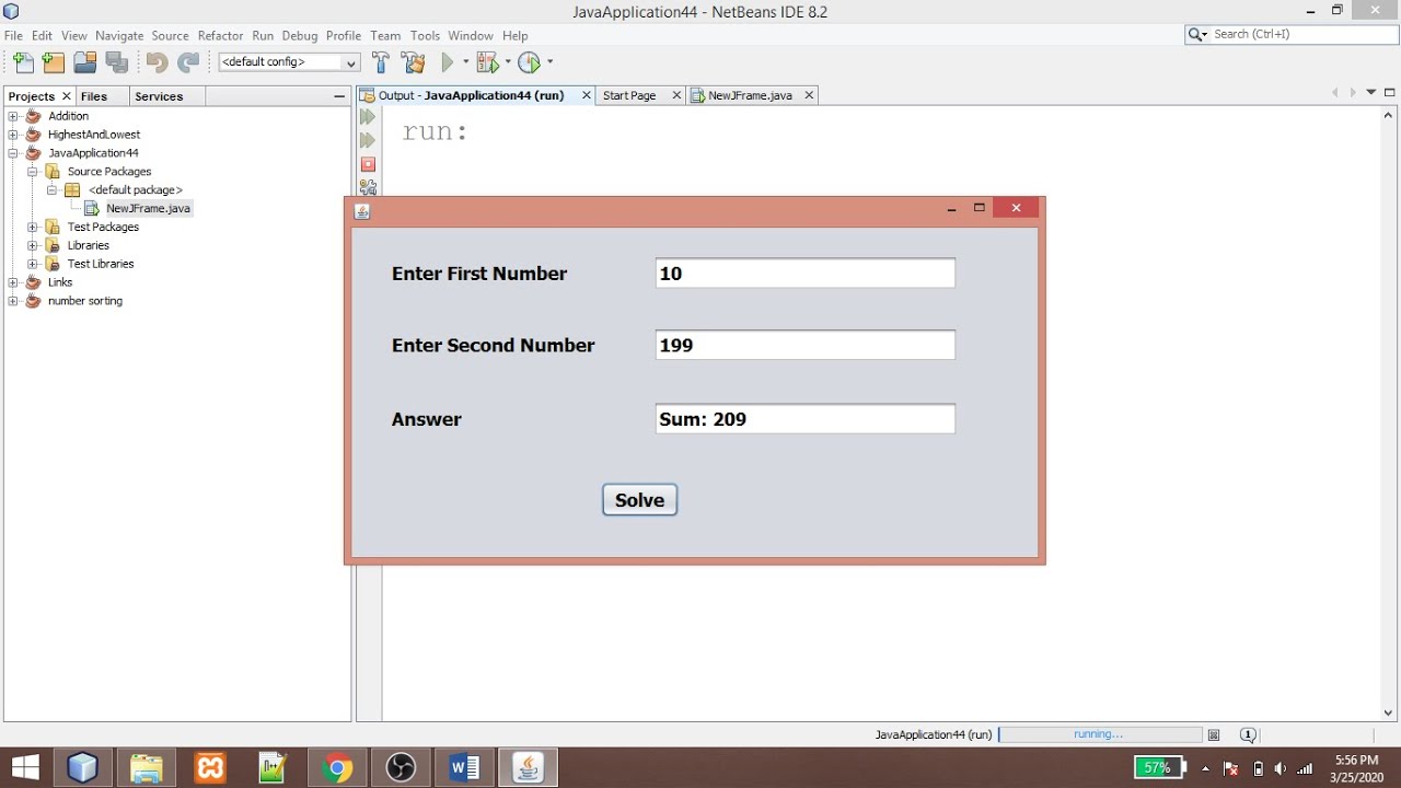 Tutorial Java Netbeans 6 Condicional If Else Apache Netbeans
