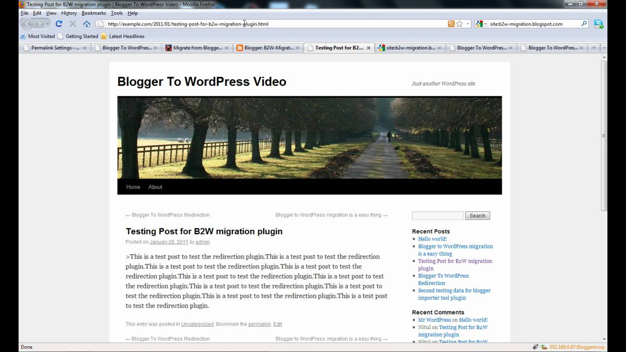 Blogger To Wordpress Migration User Guide Video Youtube