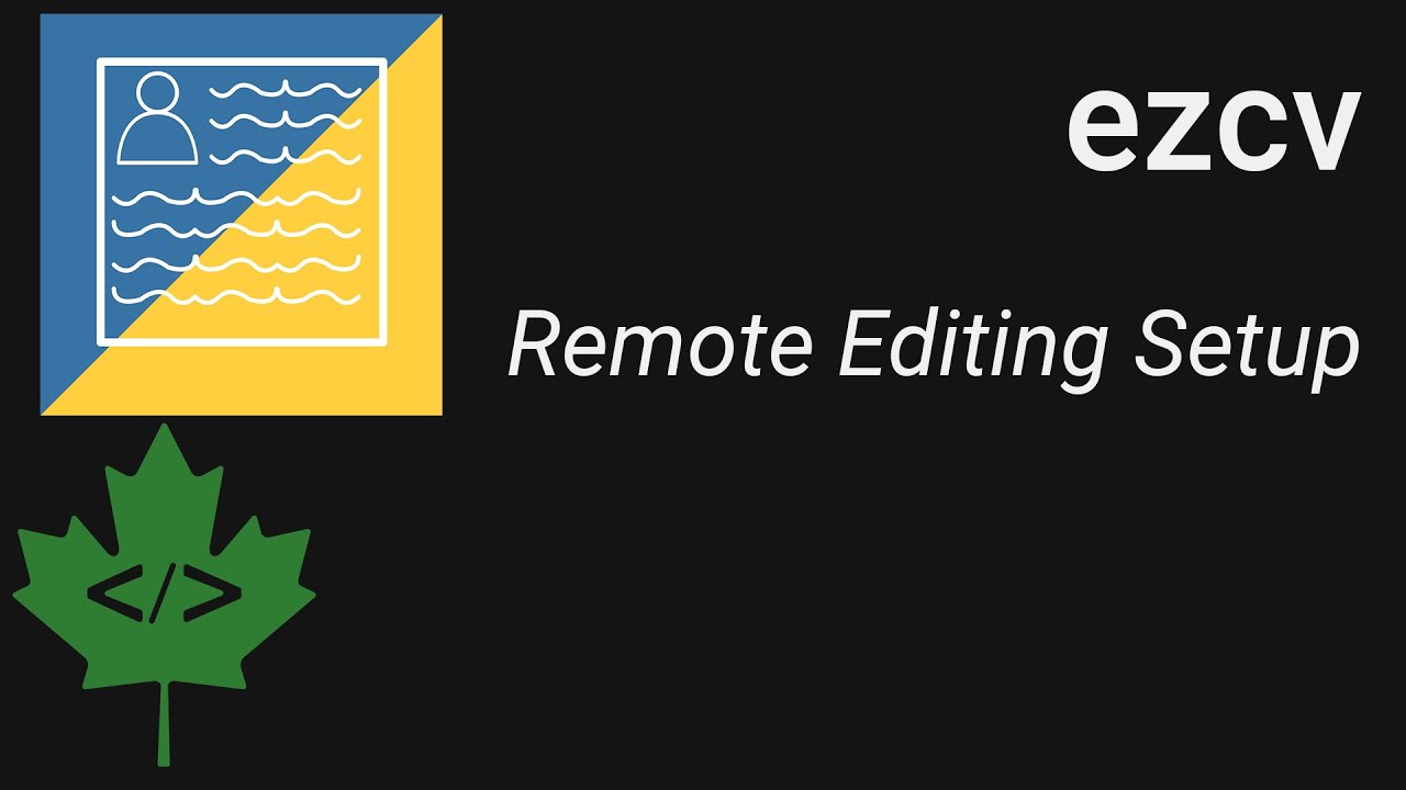Ezcv Remote Editing Tutorial Youtube