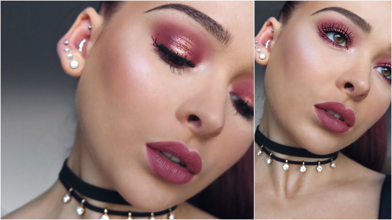 Pink Halo Eye Makeup Tutorial Youtube