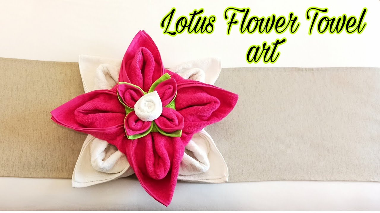 How To Make A Flower Out Of Hand Towel At Jennifer Varner Blog