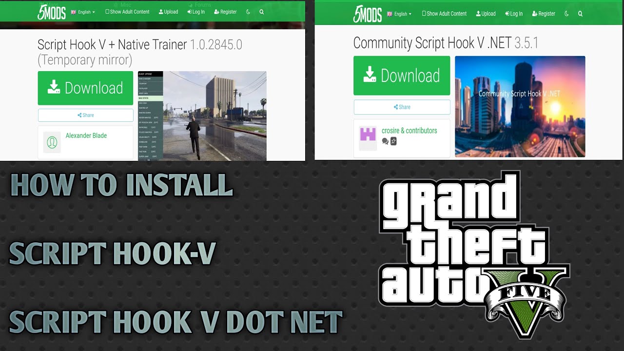 Tutorial How To Install Script Hook V Net Wrvl