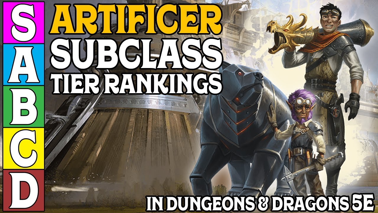 Rank The Artificer Subclasses D D 5e Artificer Subclasses Ranked From