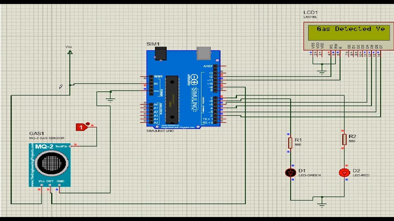 Gas Sensor With Arduino In Proteus Simulation Of Gas Sensor Module With Arduino In Proteus Eroppa 9661