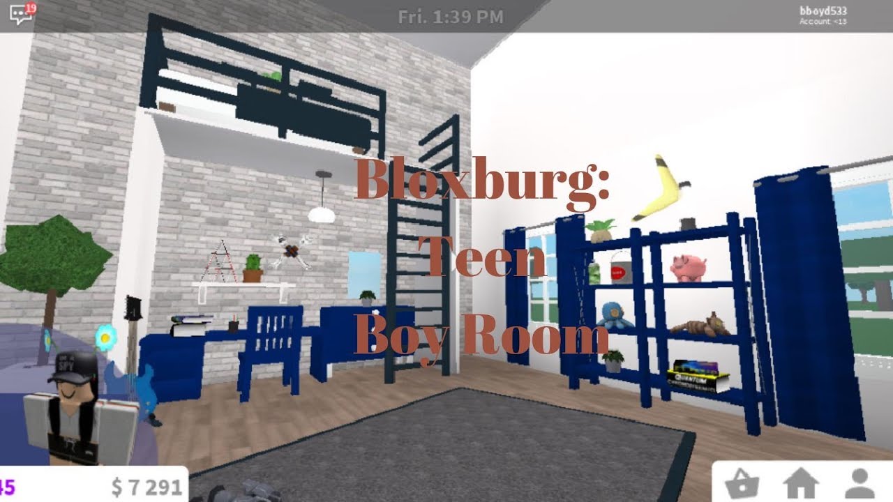 Aesthetic Bloxburg Boy Rooms