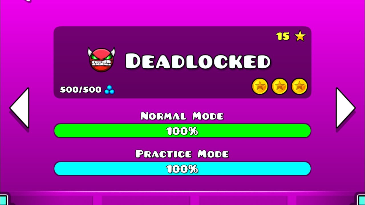 Geometry Dash Deadlocked 100 Youtube