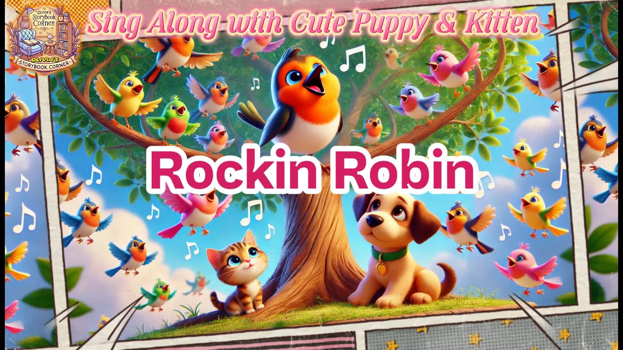Rockin Robin Sing Along With Cute Puppy Kitten Most Popular