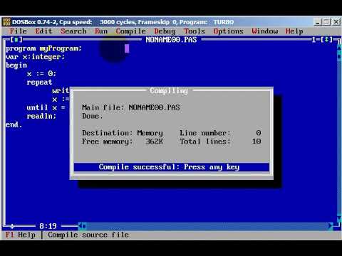 Turbo Pascal Programming 25 Repeat Until Loop Youtube