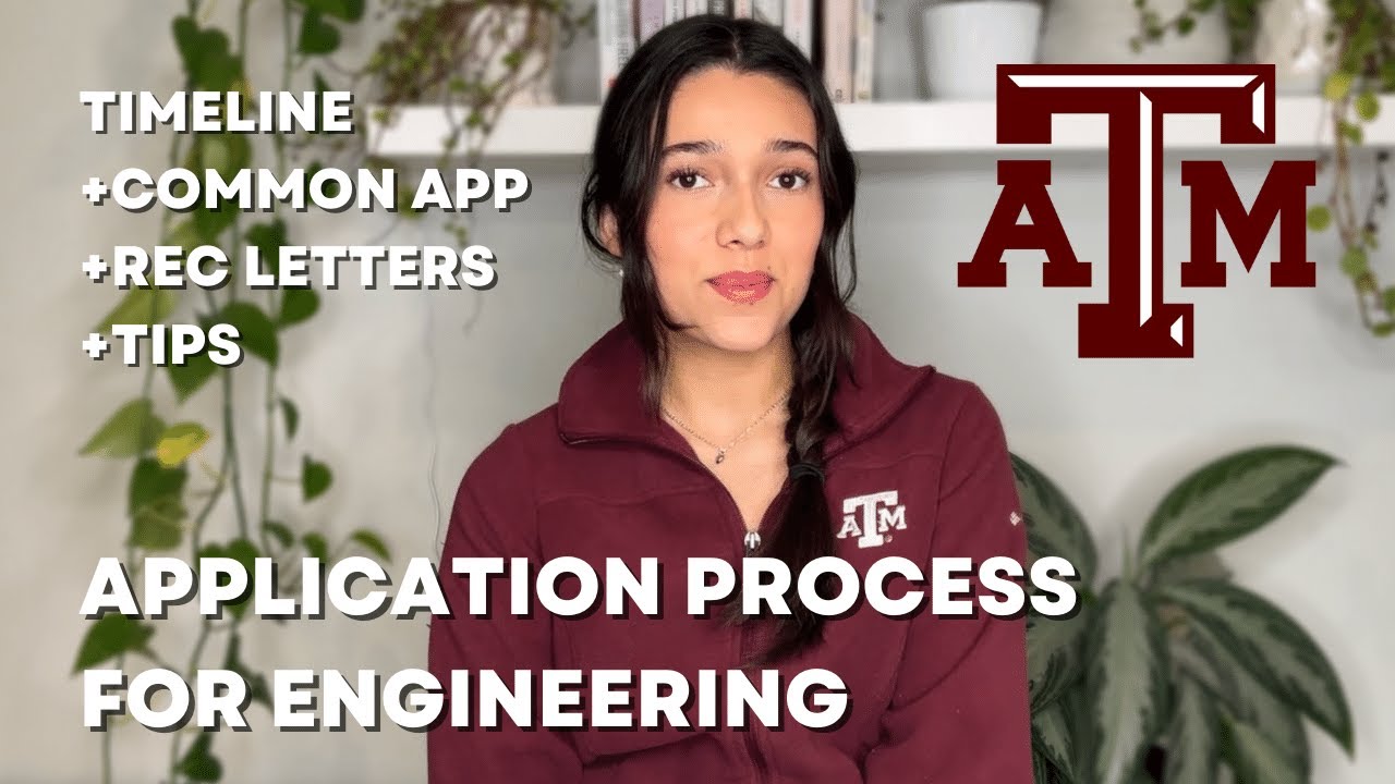 Texas A M Engineering Application Process Youtube