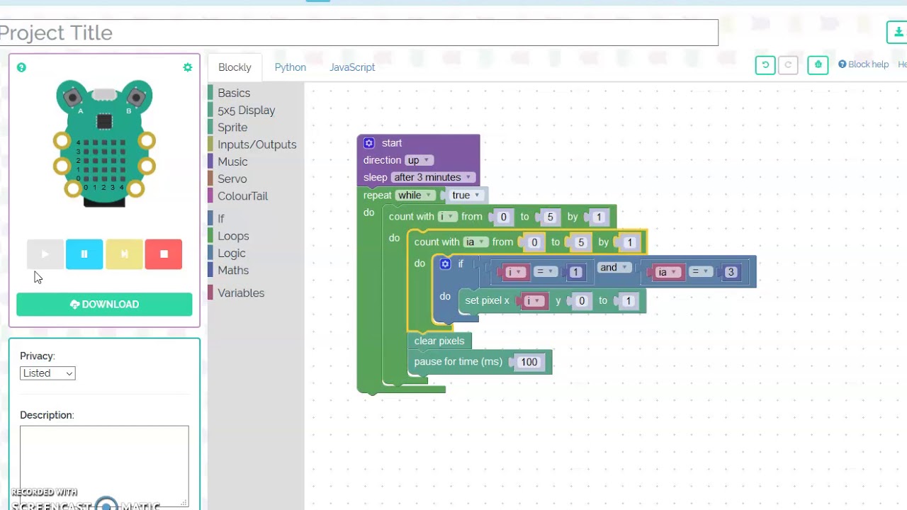 Codebug Simple Boolean Logic Youtube