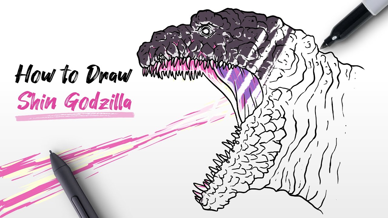 How To Draw Shin Godzilla Step By Step Monsterverse Youtube – Coronaforo