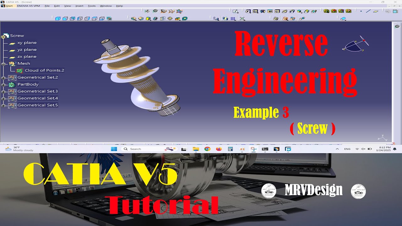 Reverse Engineering Example3 Screw Youtube