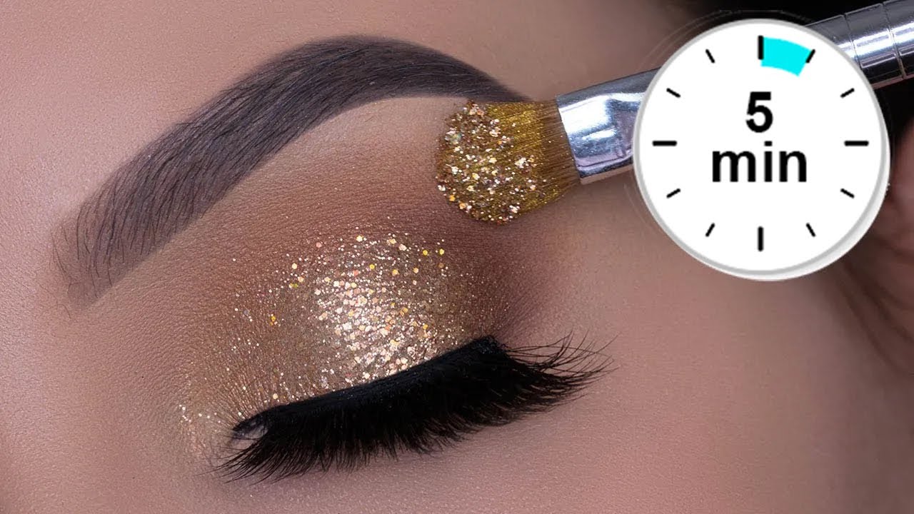 Gold Shimmer Eye Makeup Tutorial Saubhaya Makeup