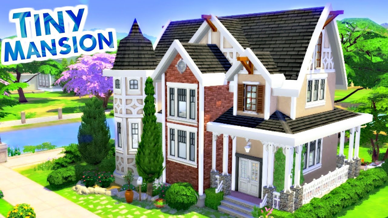 Tiny Mcmansion Sims 4 Speed Build Youtube