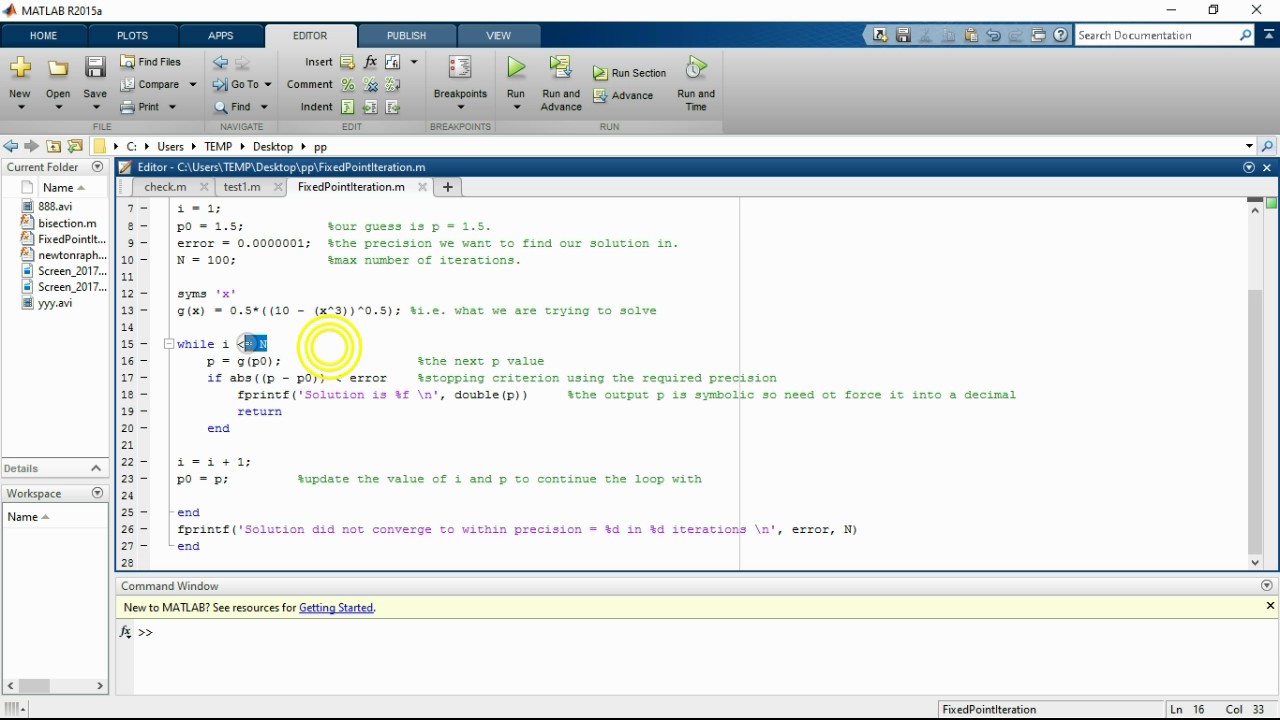 Matlab Iterative Algorithm At Daniel Shears Blog